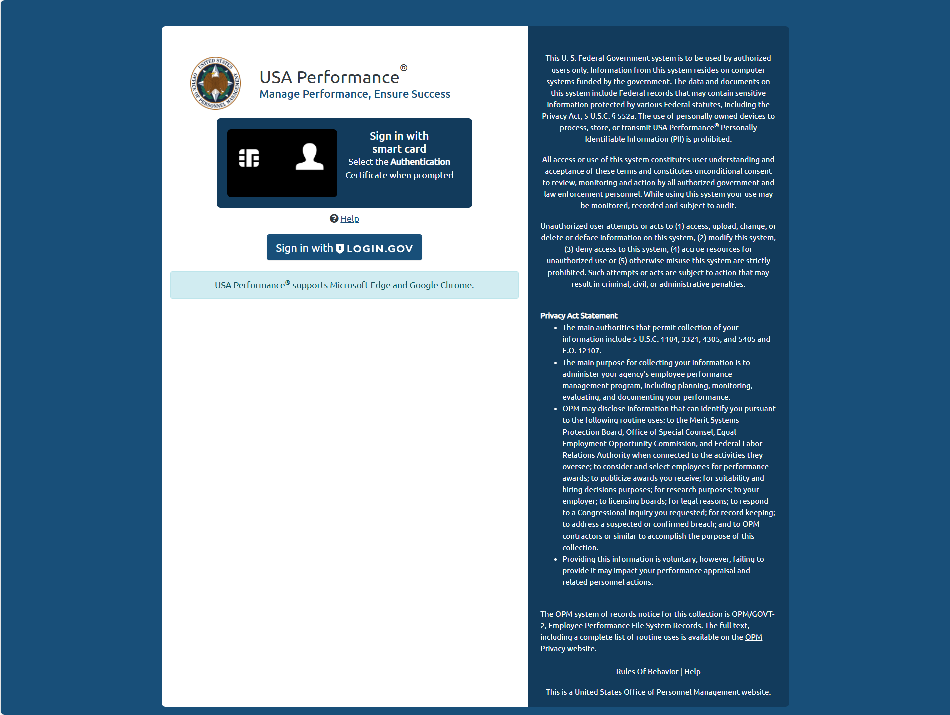 USA Performance Login Overview – USA Performance